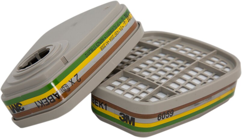 Cartuchos 3M 6059 ABEK1 – proteção multi-gás